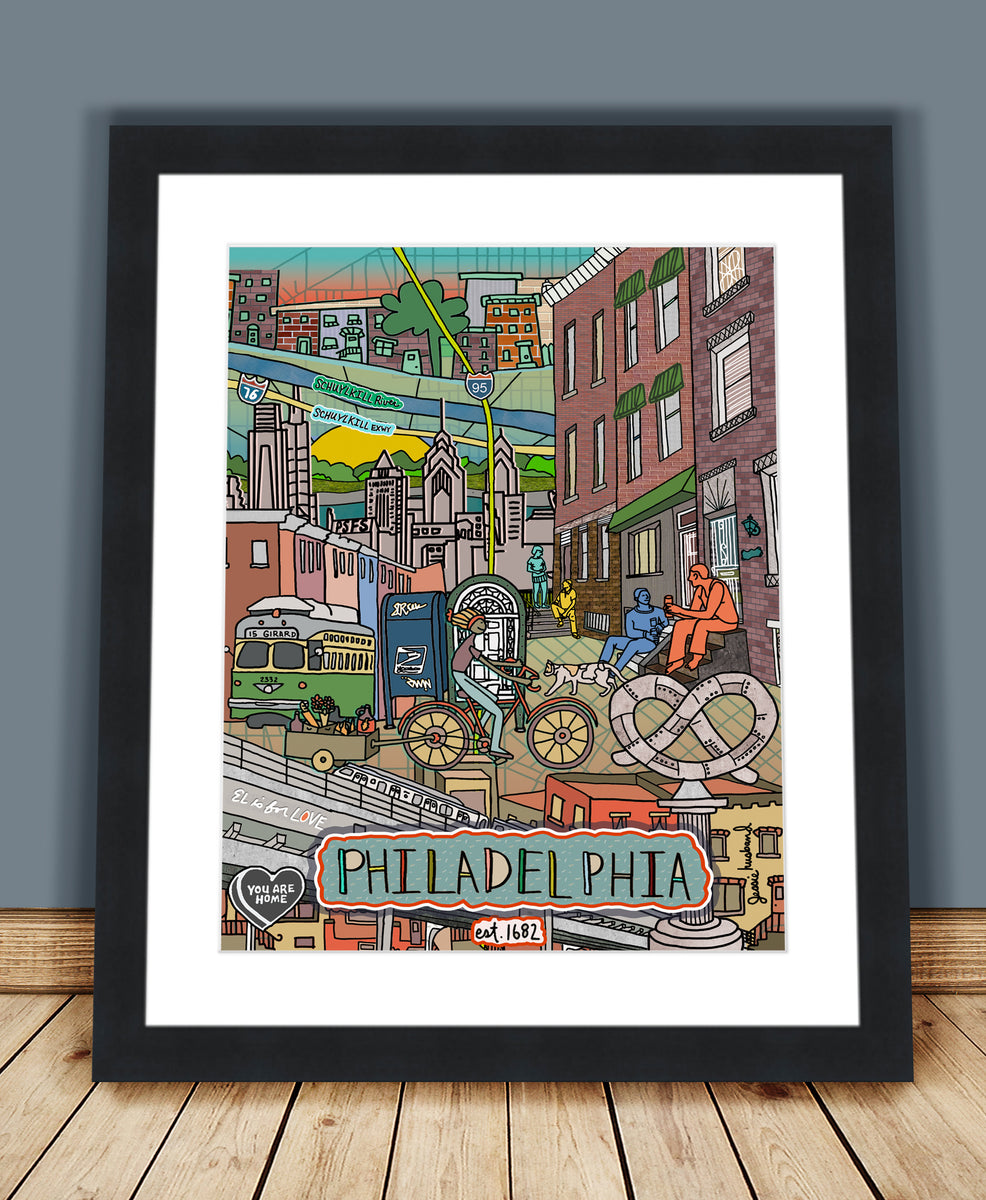 Philadelphia, you are home (framing options available) – Jessie husband
